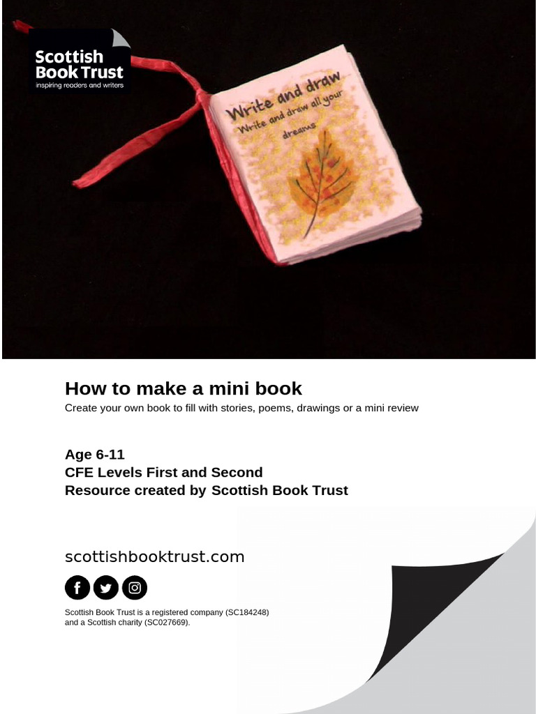 How to Create a Mini Book for Kids | PDF | Books