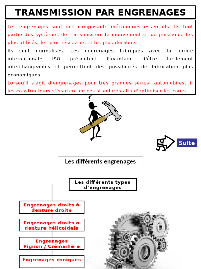 TP Découverte Transmission Par Engrenage | PDF | Engrenage | Mécanique