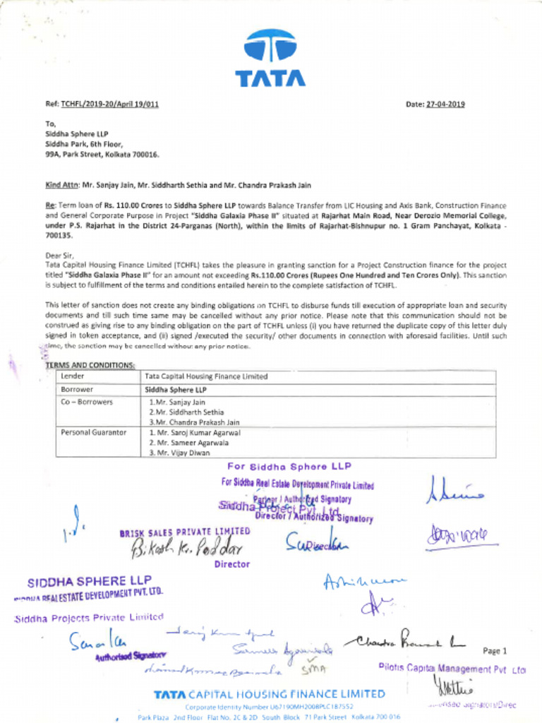 6 Loan Sanction Letter | PDF