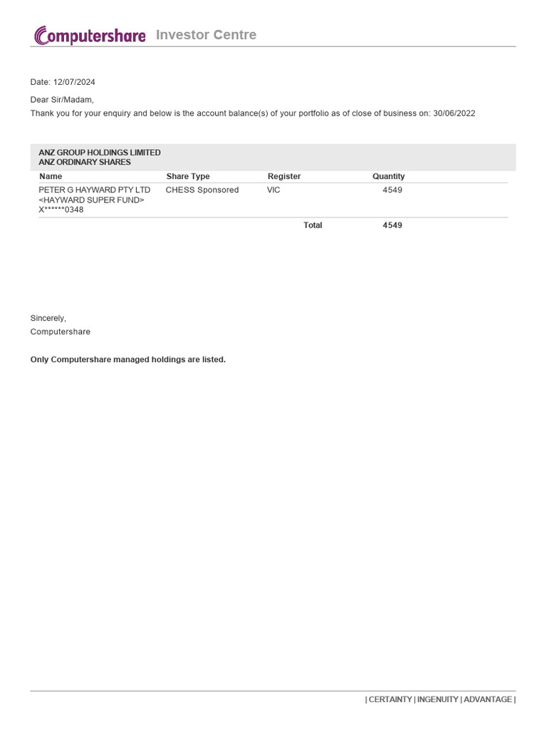 ANZ Group Holdings Limited June 2022 | PDF | Dividend | Taxation