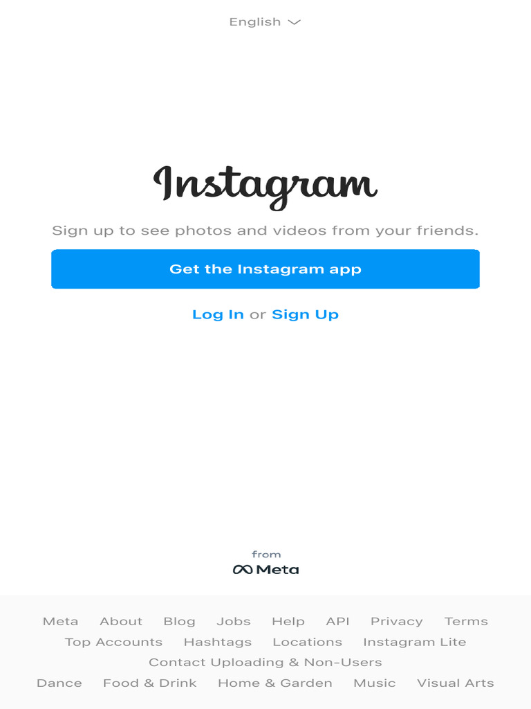 Instagram App Sign-Up Guide | PDF