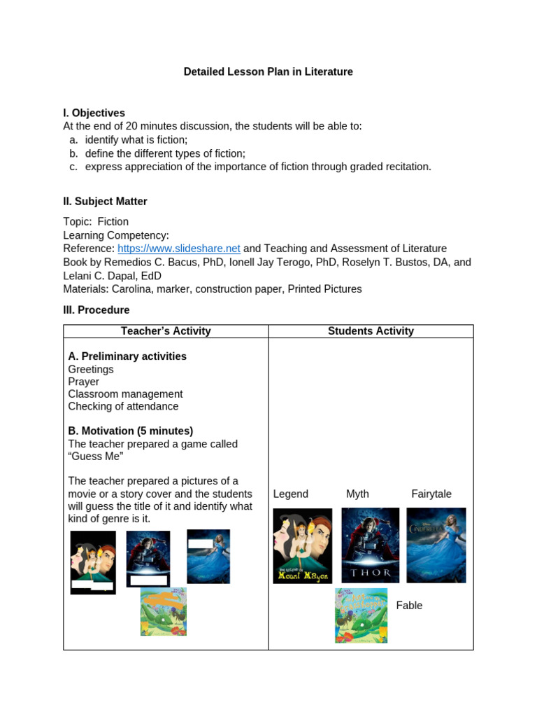 Understanding Fiction and Its Types | PDF | Fairy Tales | Fairies