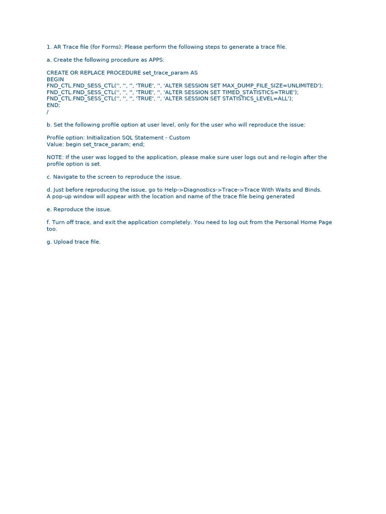 Trace | PDF