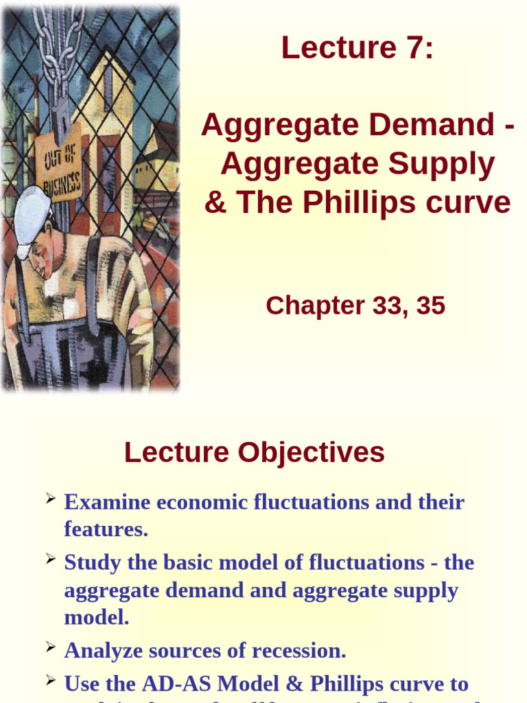 Lecture 7 AD-As Phillips Curve | PDF | Phillips Curve | Business Cycle