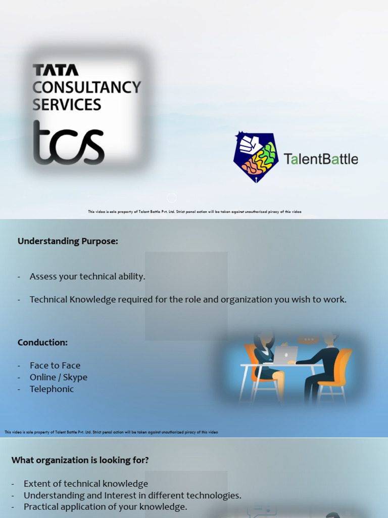 Technical Interview Guidance Tcs Pdf Databases Class Computer