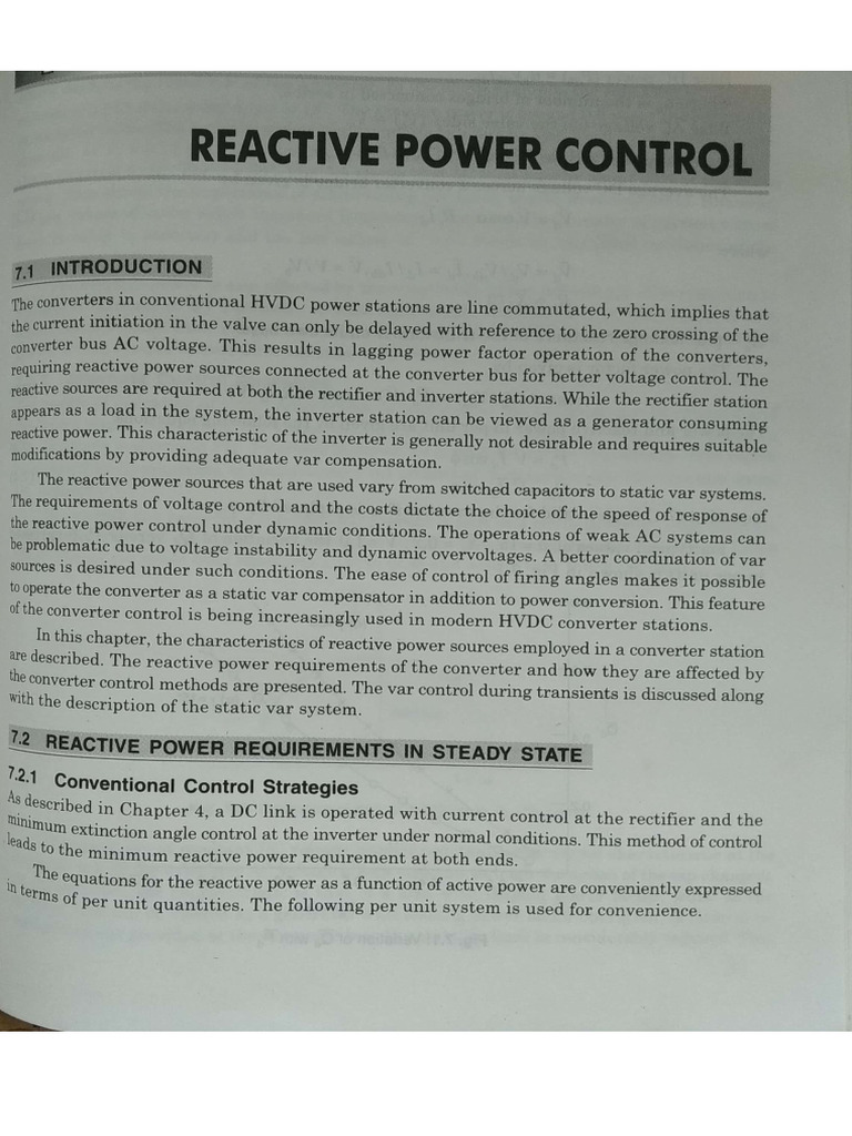 Reactive Power Control Pdf