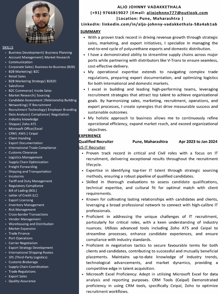 Aljo Johnny Resume Q | PDF