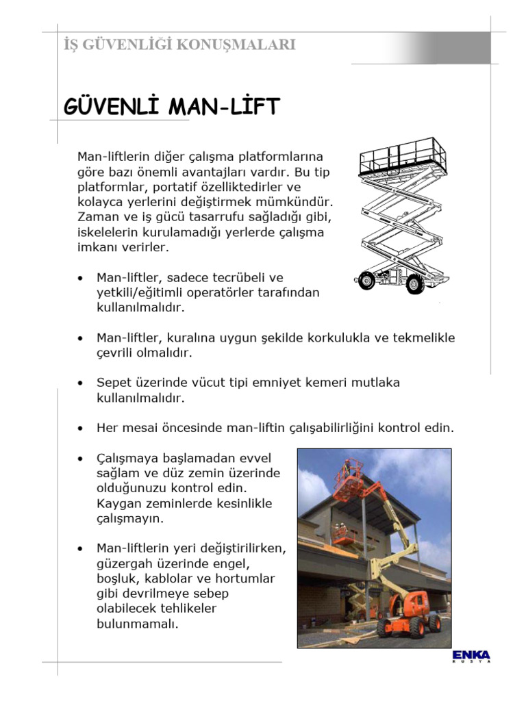 Güvenli Manlift | PDF