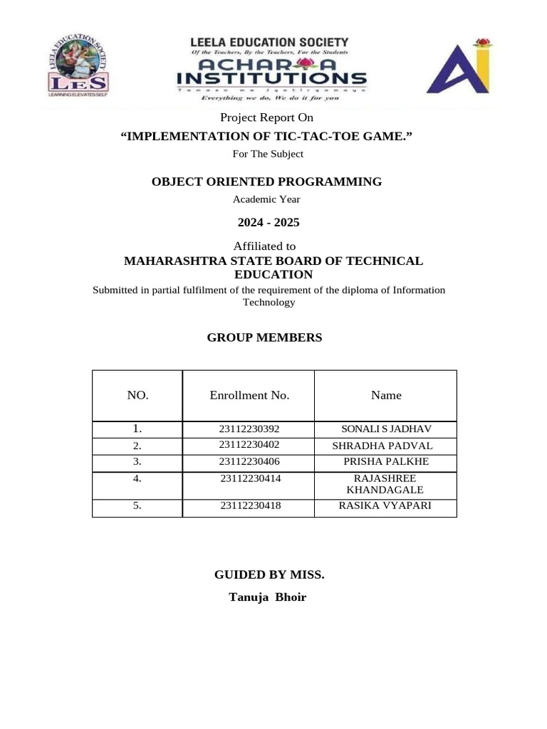 Oop Microproject 1 | PDF | Computer Programming | C++ Oop Microproject 1 | PDF | Computer Programming | C++