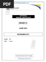ECONOMICS P2 GR12 QP JUNE 2025 - English | PDF | Market (Economics ...