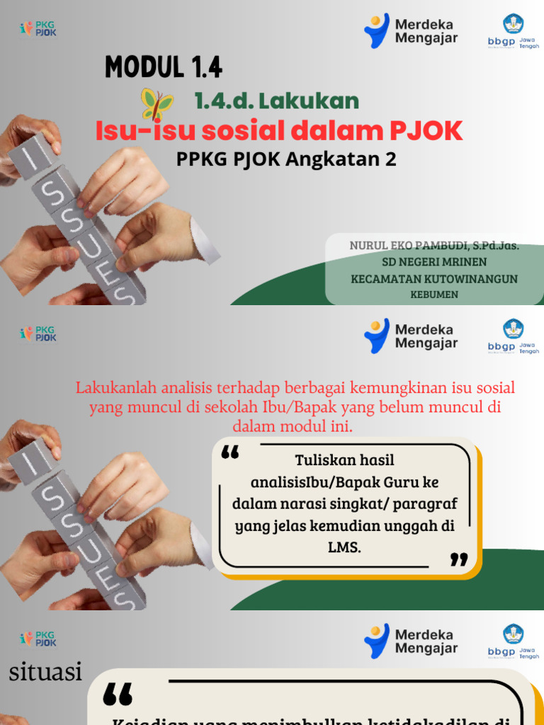 Modul 1.4 Lakukan - Nurul Eko Pambudi | PDF | Karier & Perkembangan | Ilmu Sosial