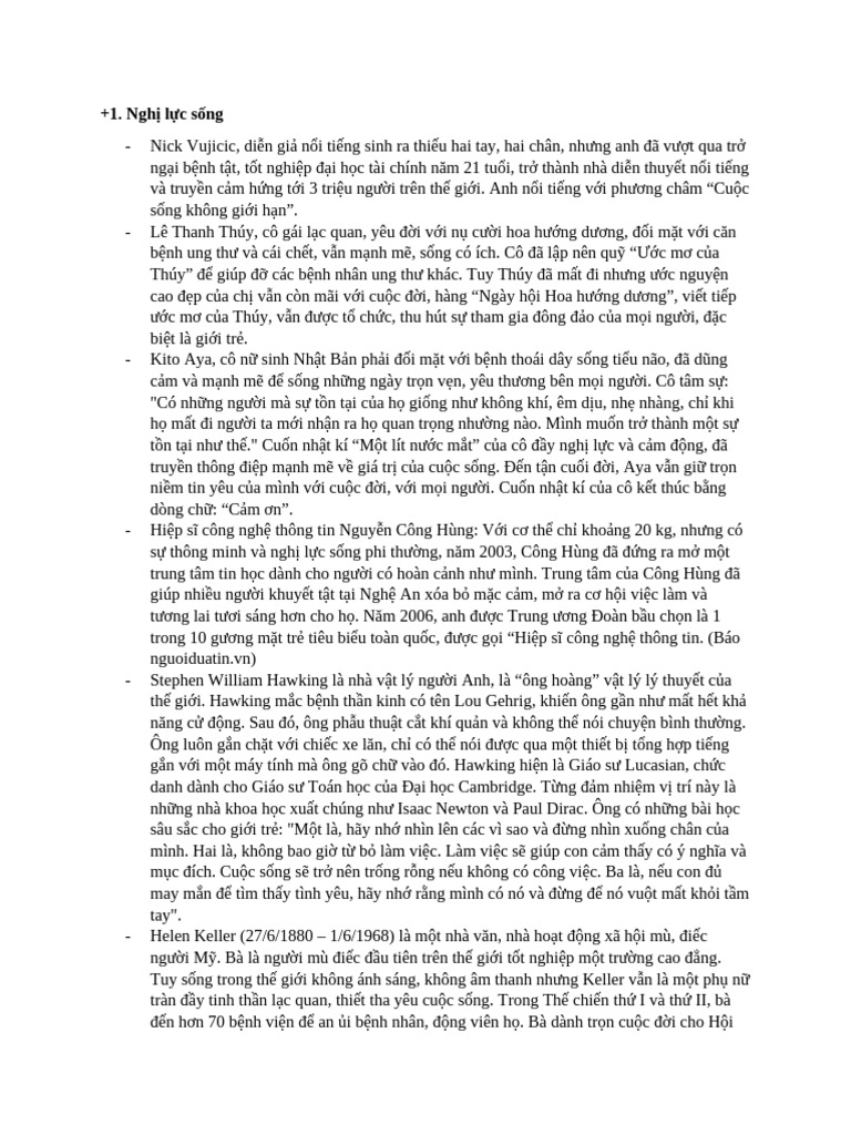 Dẫn chứng NLXH | PDF