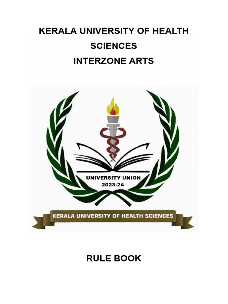 KUHS Interzone Arts Fest Rule Book | PDF | Appeal | Musical Instruments