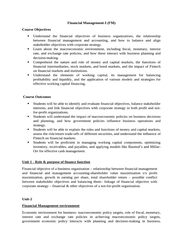 Financial Management ACCA | PDF | Valuation (Finance) | Investing