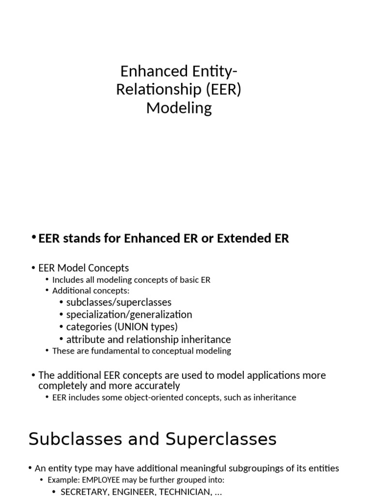 Week 8 Eer Pdf Inheritance Object Oriented Programming Computer Programming