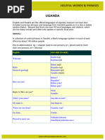 Useful Phrases in Venda | PDF | Languages | Foreign Language Studies