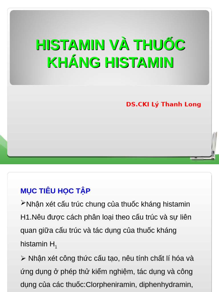 b6 - Histamin Va Thuoc Khang Histamin | PDF