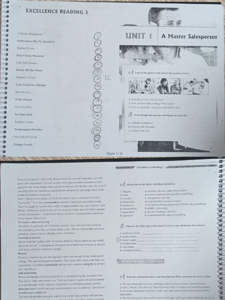 Excellence in Reading 3 | PDF