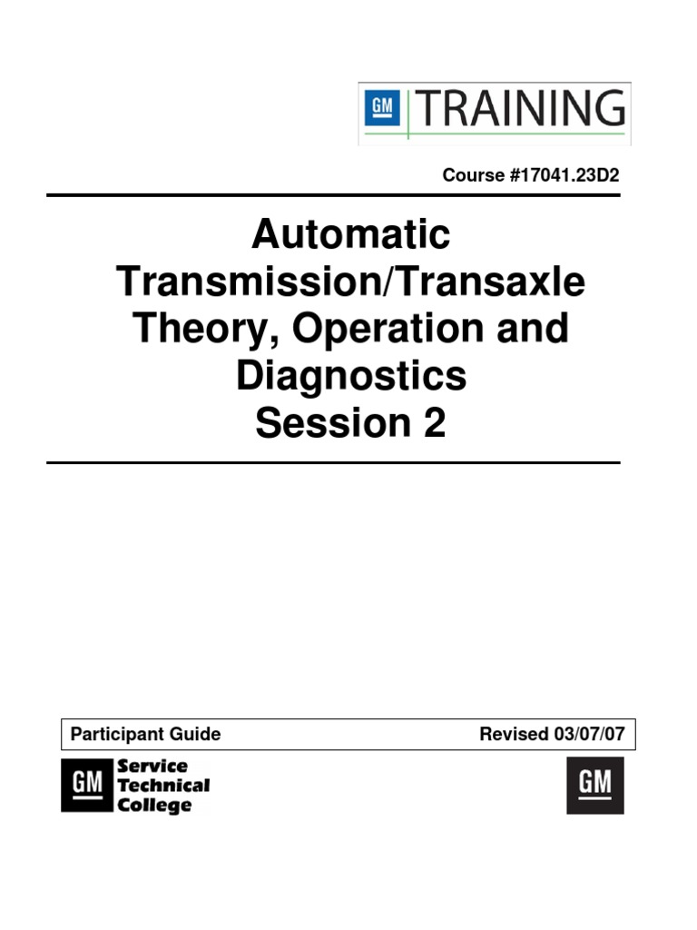 GM Tech Info 6t70 6l80 | PDF | Manual Transmission | Automatic Transmission