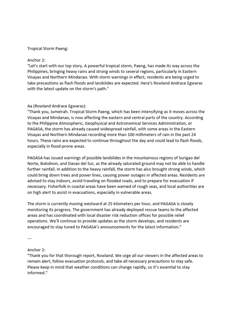 English | PDF | Natural Disasters | Tropical Cyclones