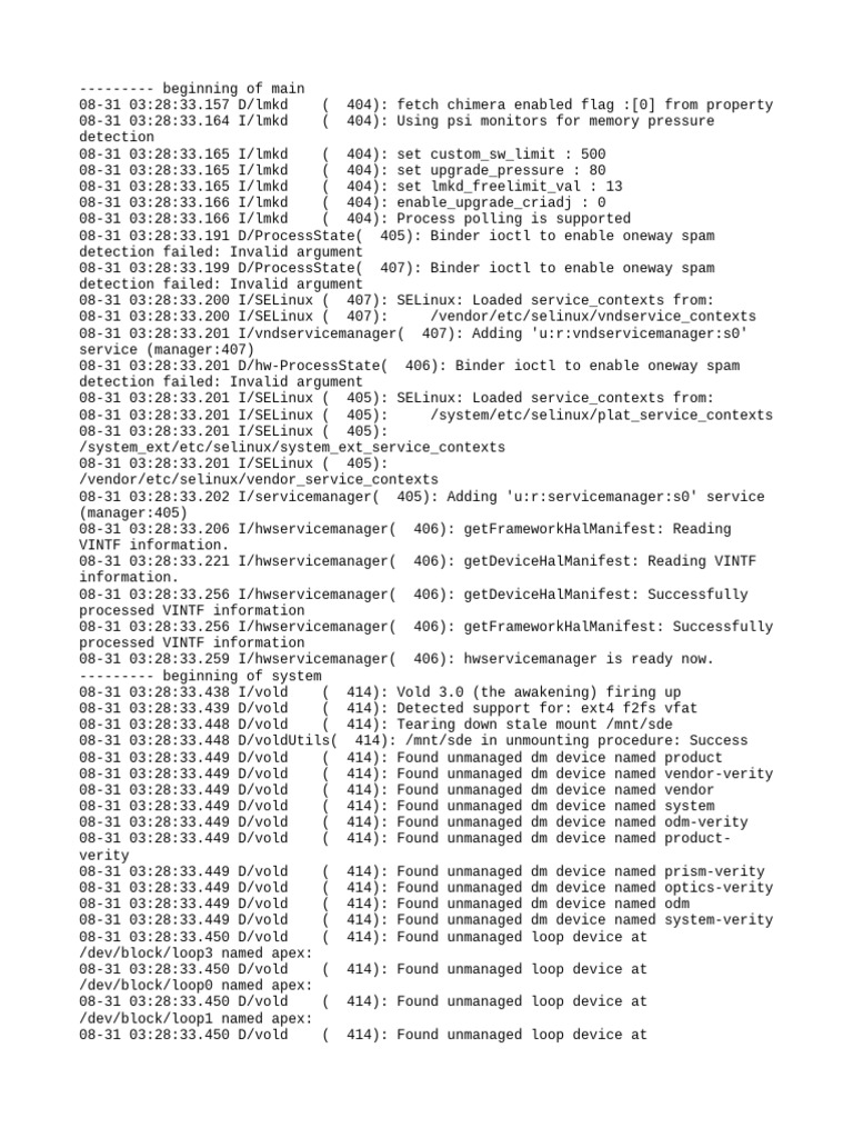 Logcat Csc Update Log Pdf Computing Data Management