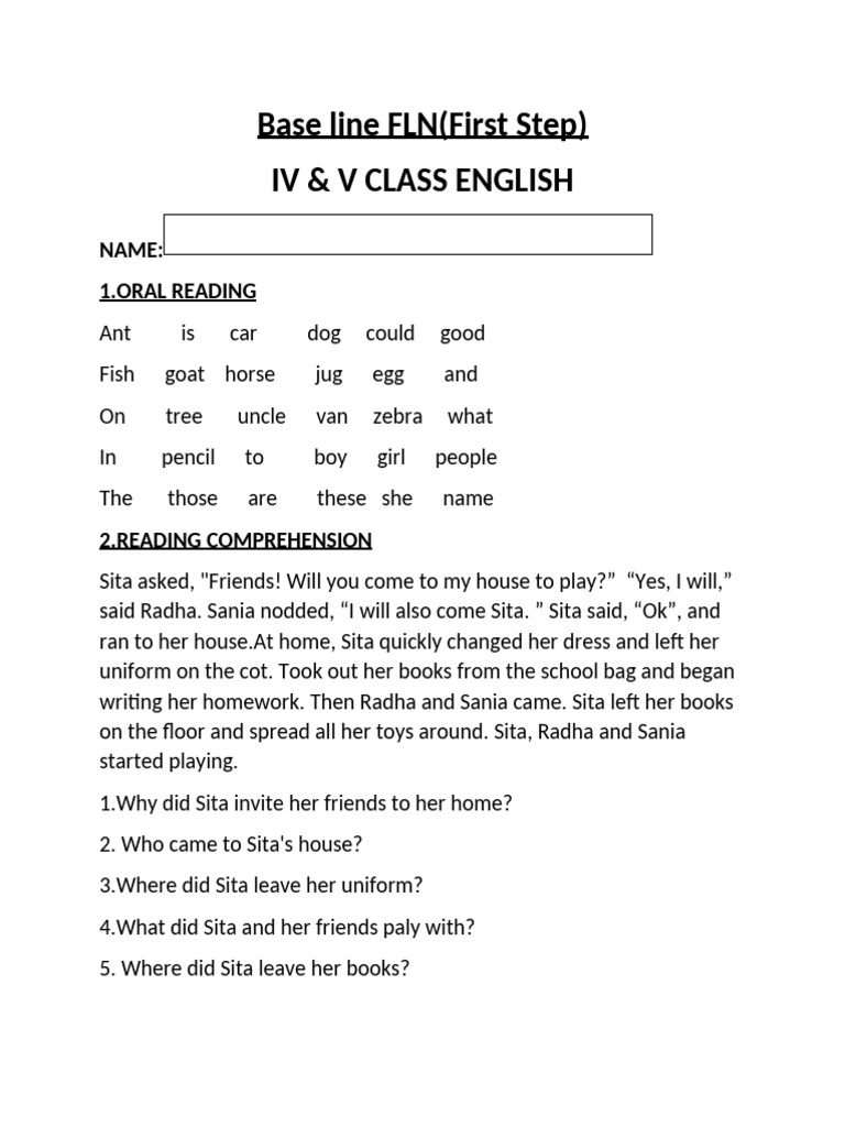 4 and 5th Class English | PDF | Language Arts & Discipline | Poetry