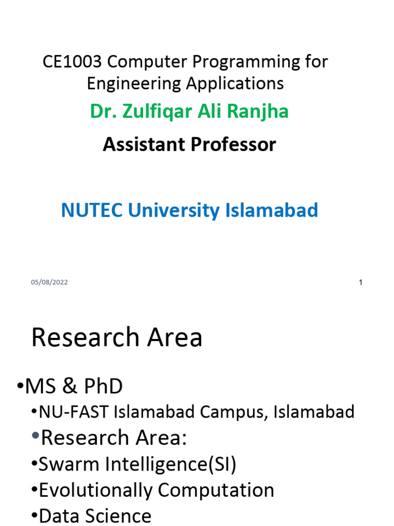 Lecture#1 (Introduction To Computers) | PDF | Computer Data Storage ...