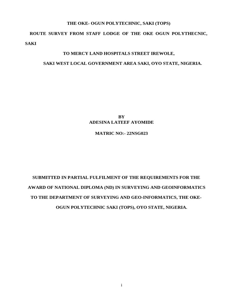Cadastral Surveying Report | PDF | Data