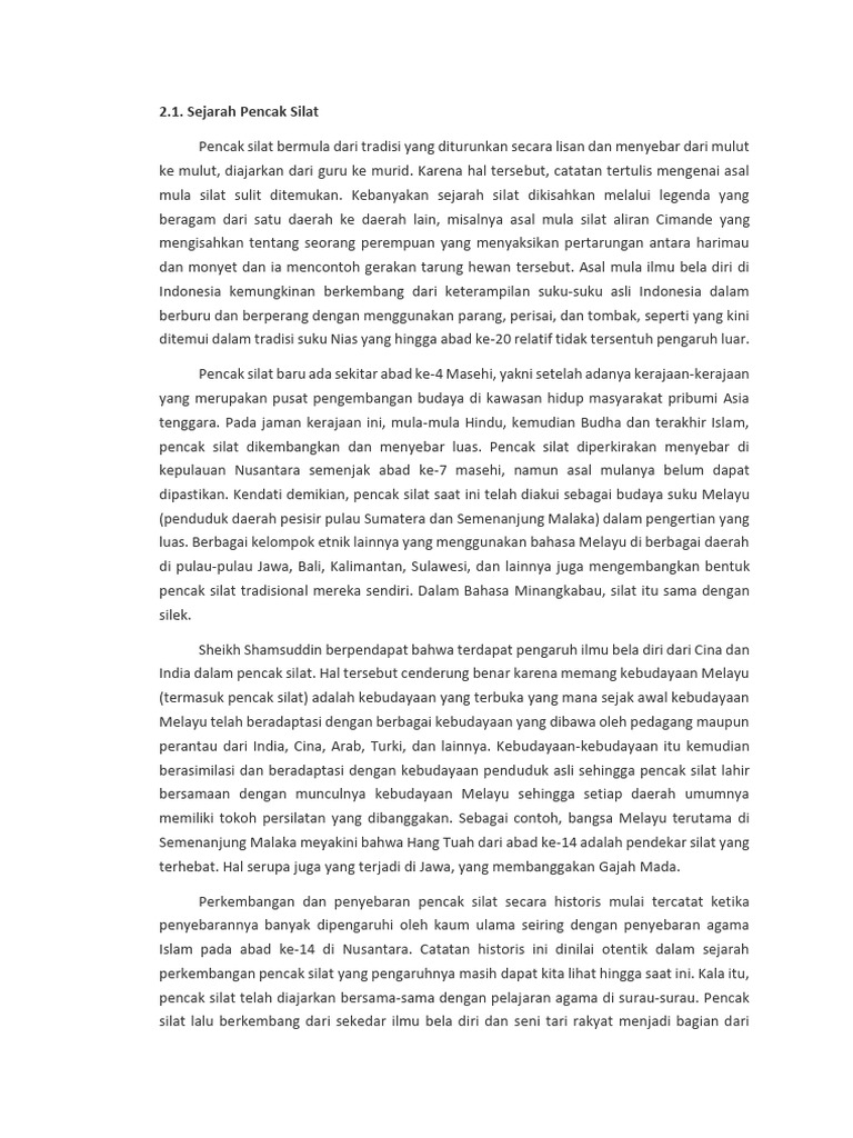 Pencak Silat | PDF