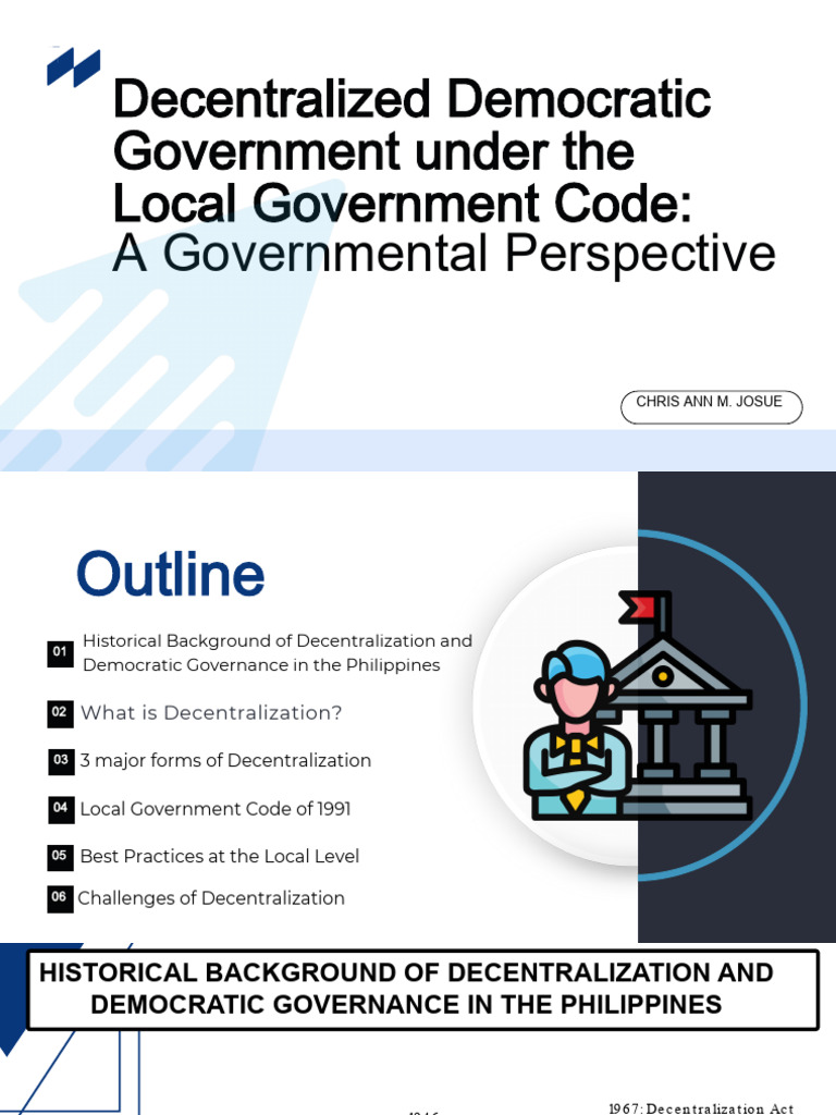 Decentralization in Philippine Governance | PDF | Governance | Government