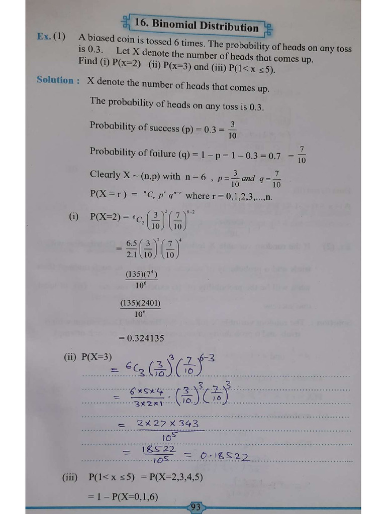 Binomial Distribution | PDF
