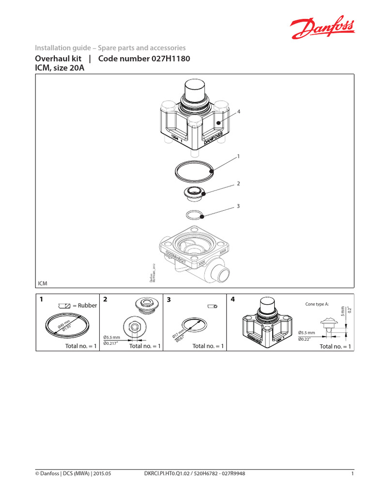ICM 20-A Danfoss Kit | PDF