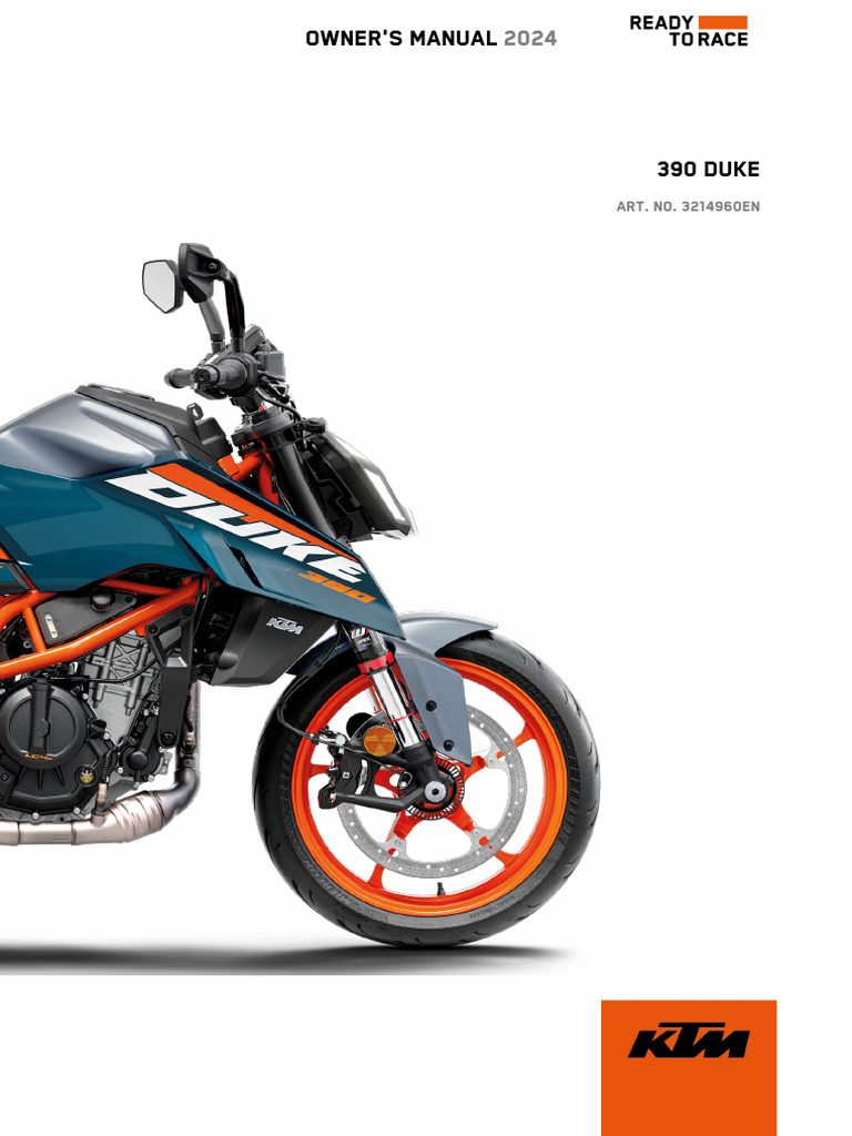 2024 - 390 Duke - OM | PDF | Brake | Vehicles