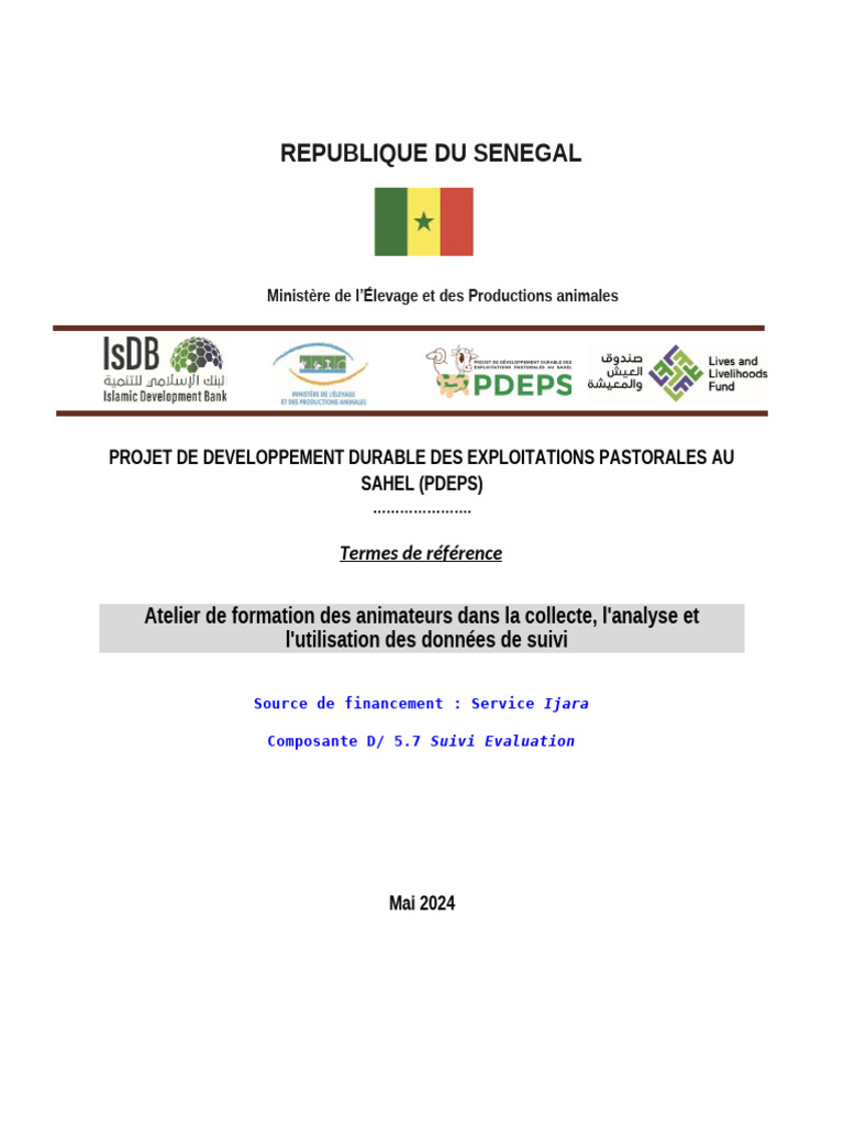 Atelier de formation des animateurs PDEPS | PDF | Économie