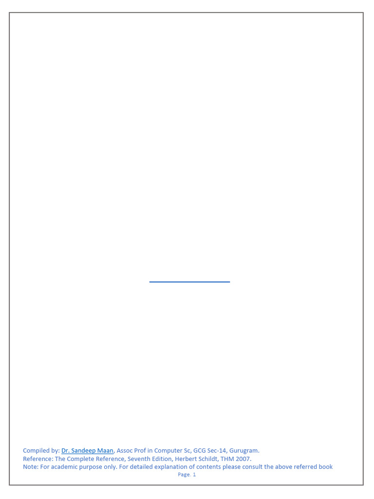 Bca Vi Java Unit03 | PDF | Class (Computer Programming) | Method ... Bca Vi Java Unit03 | PDF | Class (Computer Programming) | Method ...