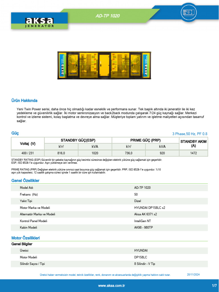 AD-TP 1020 - 2689 - Türkçe | PDF