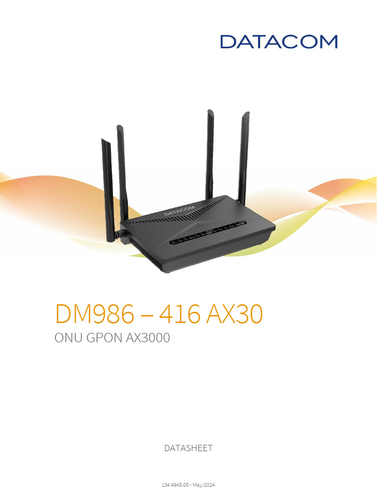 DM986 - 416 Ax30 | PDF | Ieee 802.11 | Wi Fi
