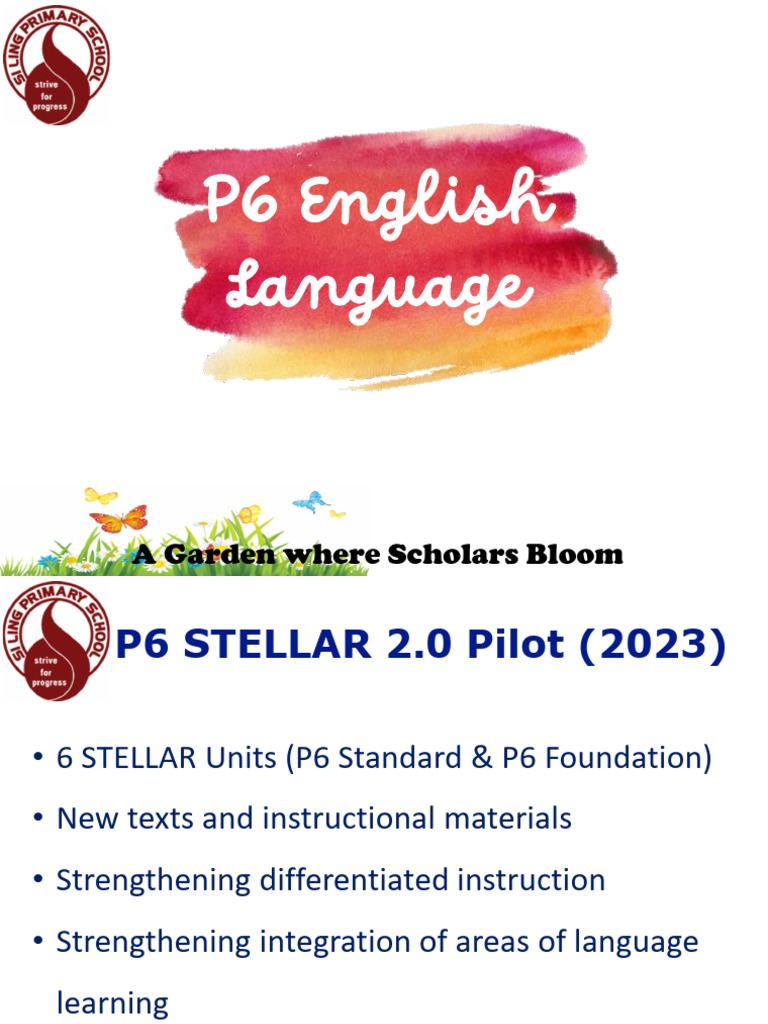 EL P6 Parent Briefing 2023 | PDF | Reading Comprehension | Communication