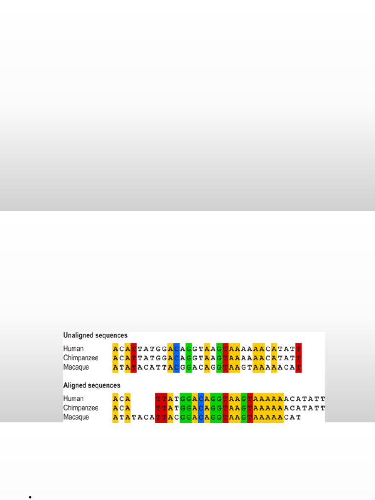 Bioinformatic Tools and Resources | PDF | Bioinformatics | Phylogenetics