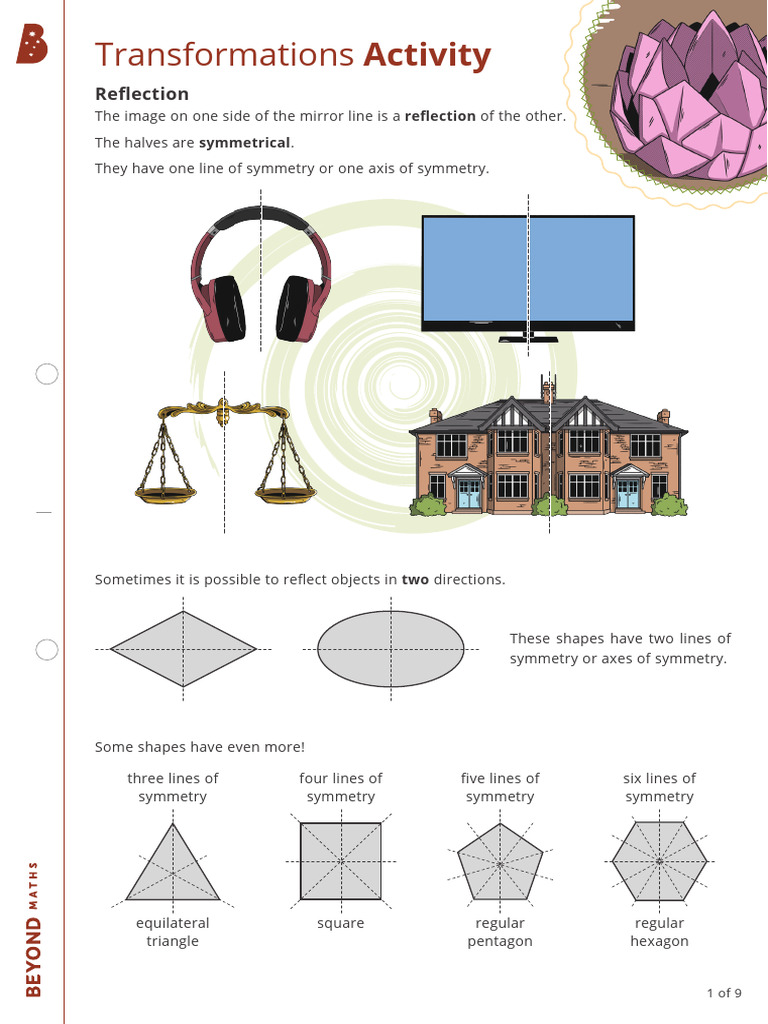 Transformations: Activity | PDF | Shape | Angle
