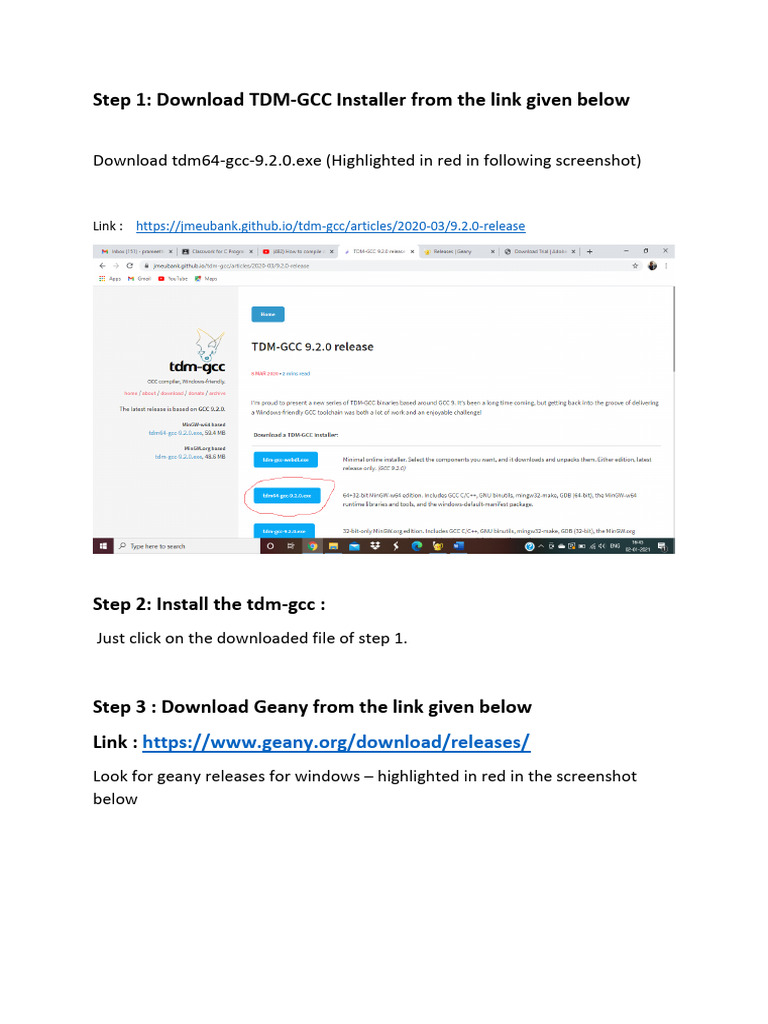 installing geany | PDF