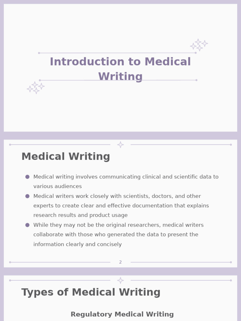 Introduction To Medical Writing | PDF | Clinical Trial | Medicine