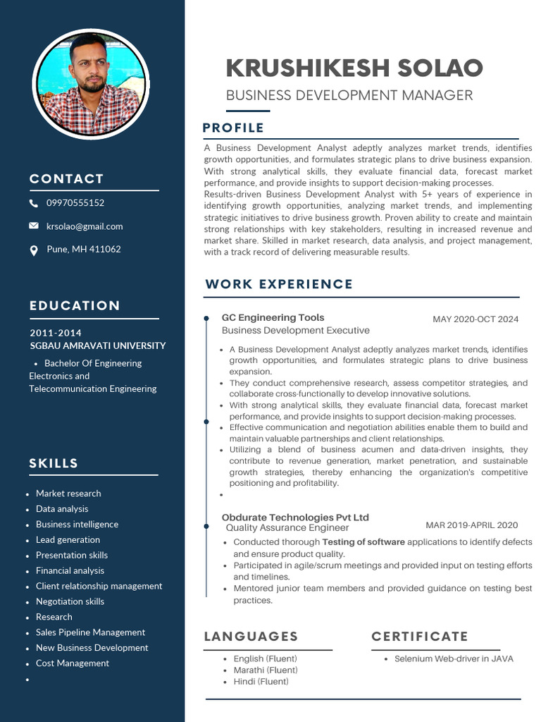 CutShort BDM CV Rishikesh 5yrs XNNG | PDF | Strategic Planning ...