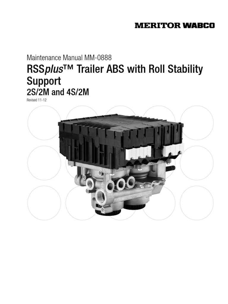 Roll Stability Maintenance Manual | PDF | Anti Lock Braking System ...