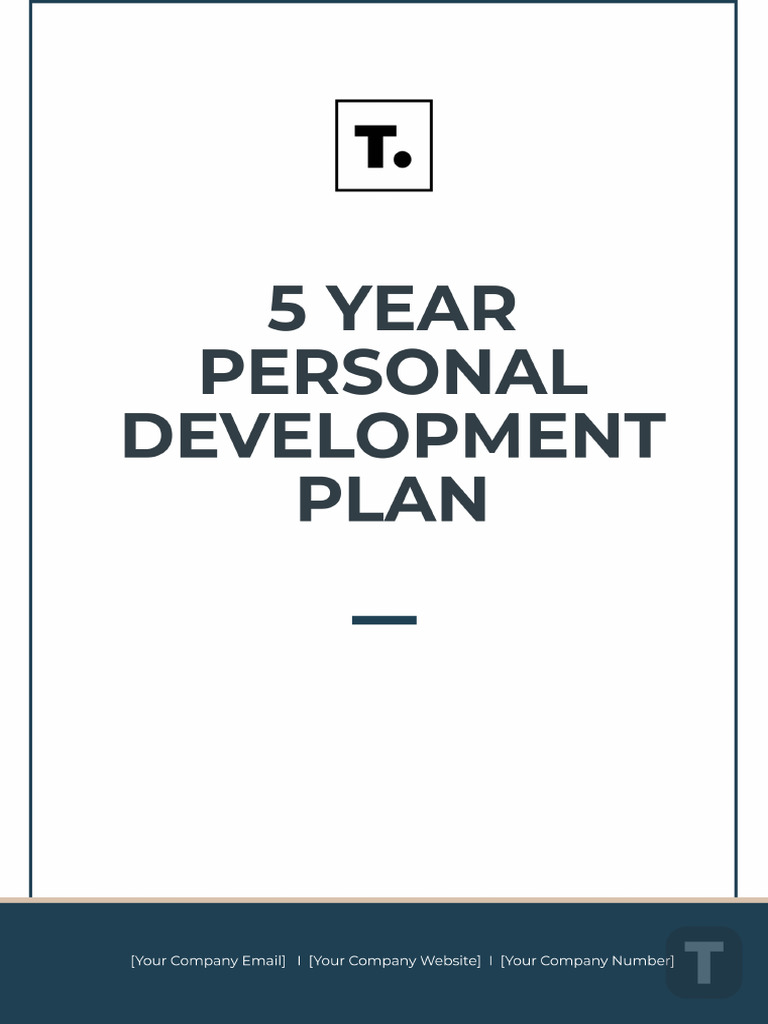5 Year Personal Development Plan Template - Edit Online & Download ...