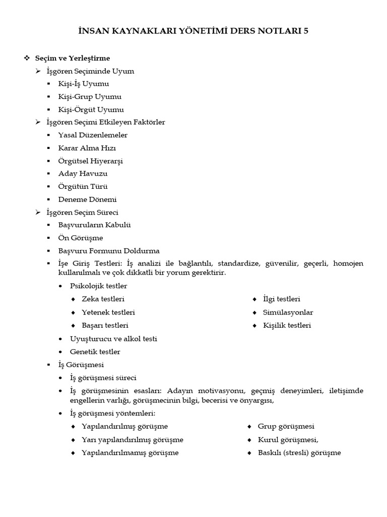 İKY Hafta 5-1 | PDF