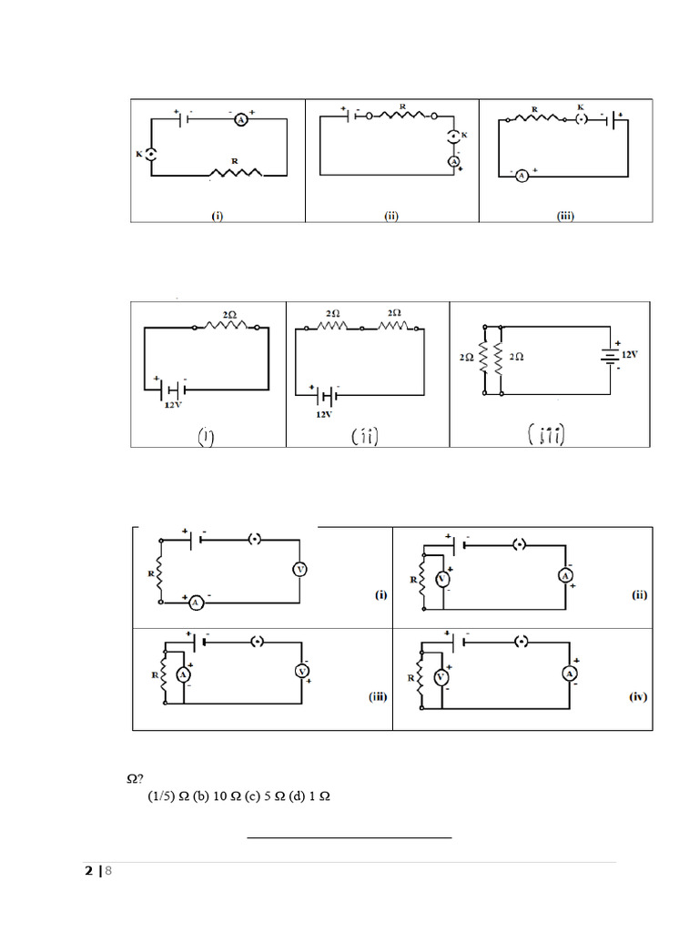 5624616-Class 10 - Science - Phy - Electricity - WS With Ans - Vipina | PDF | Electrical ...