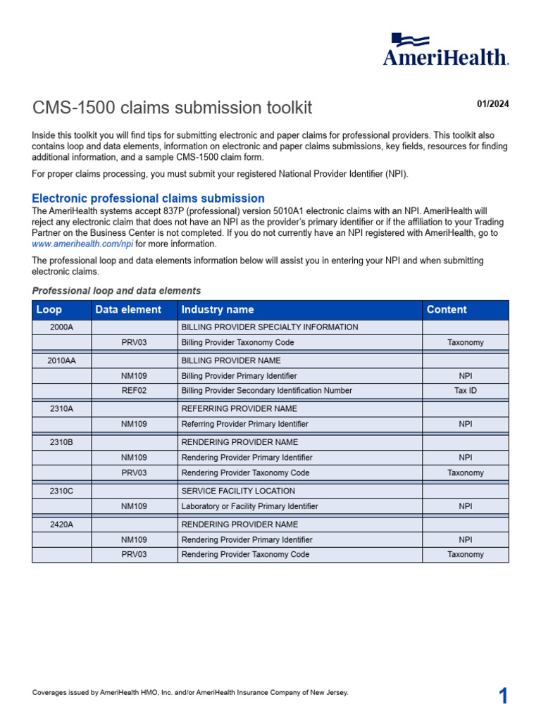 Claims Submission Toolkit | PDF | Health Care
