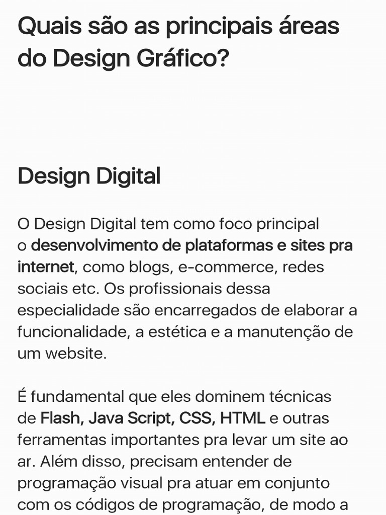 Áreas Do Design | PDF