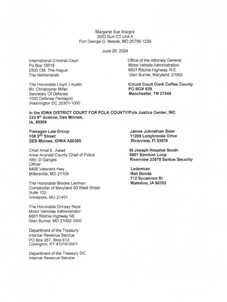 Here you GO Millie, Chris got caught up in another BID BOND ARTICLE I FAKE COURT SCAM. I ...